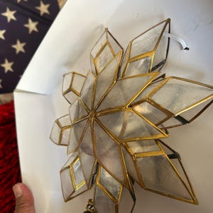 Philippines Capiz Star Tree Topper | 8 Inches Lighted Tree Topper ...