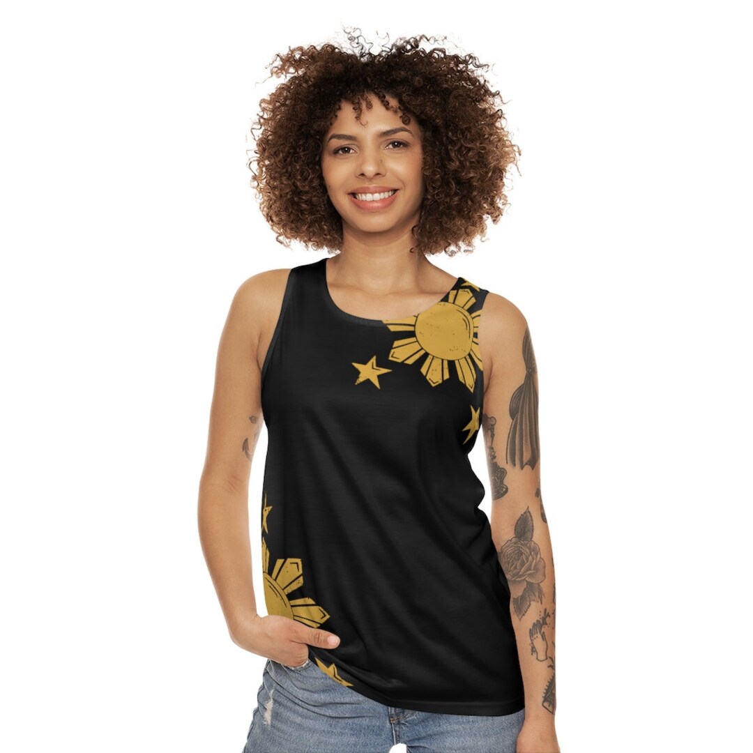 Philippines Sun and Star Unisex Tank Top | Filipino Summer Tank Top - Etsy