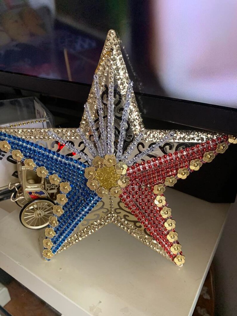 Philippines Filipino Modern 10 Inches Mini Parol Glam & - Etsy