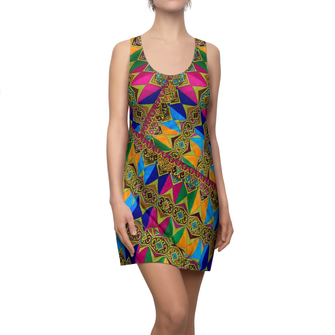 Philippines Filipino Mindanao Princess Batik Women's Racerback Dress ...