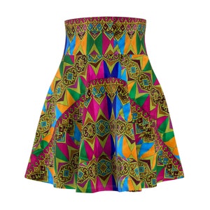 Philippines Filipino Mindanao Princess Batik Women's Skater Skirt ...