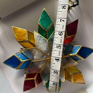 Philippines Traditional Capiz Star Tree Topper/multi Color Christmas ...