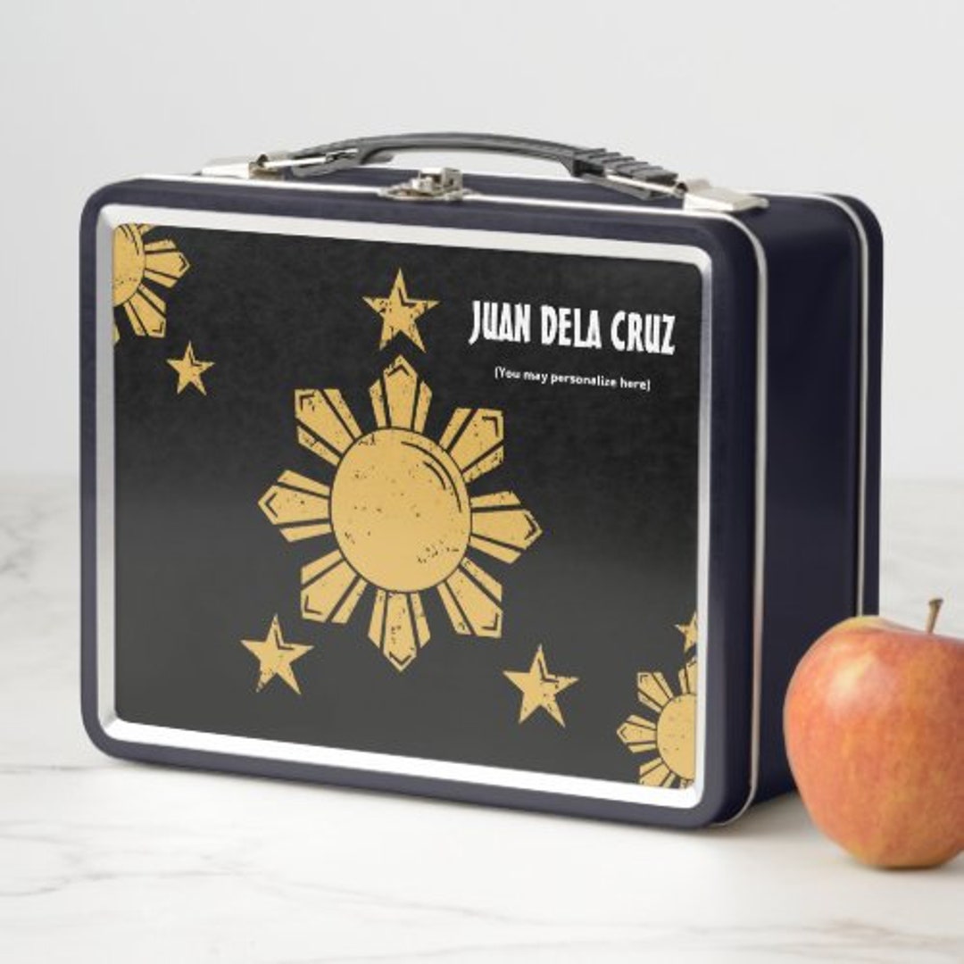 Personalized Philippines Sun & Star Lunchbox | Filipino Kids Back to ...