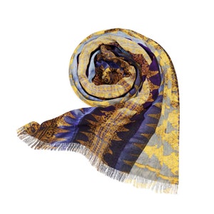 Philippines Filipino Batik Inspired Light Scarf | Mindanao Batik ...