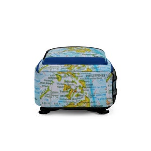 Personalized Philippine Map Backpack | Filipino Map Bag | Crisply ...