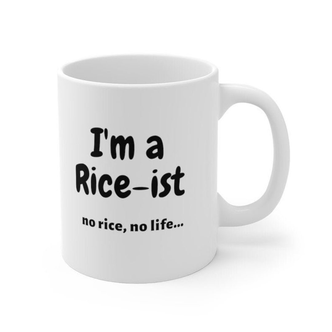 Rice-ist Mug Filipino Funny Mug Funny Asian Mug Philippine - Etsy