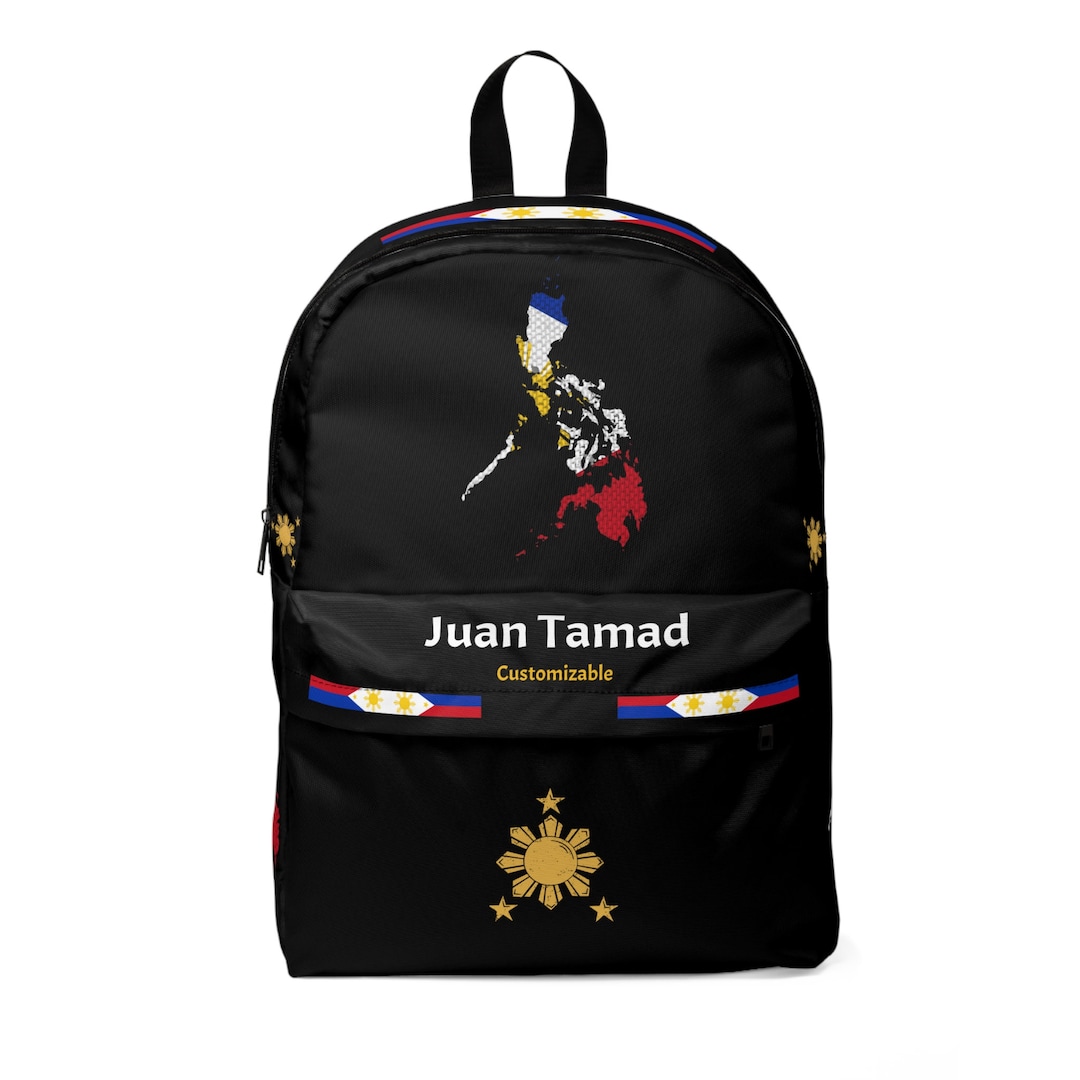 Philippines Filipino Back Pack | Unisex Classic Backpack | Back to Work ...