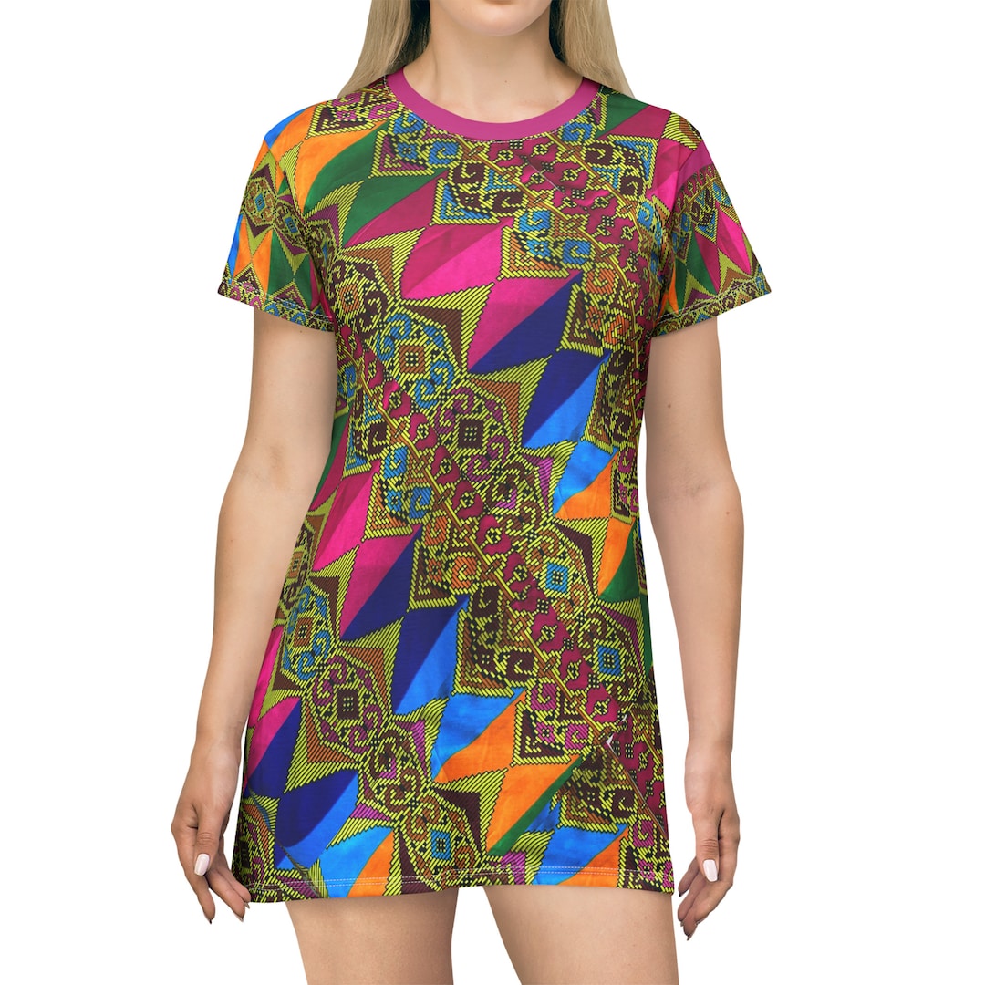 Philippines Filipino Mindanao Princess Batik T-shirt Dress - Etsy