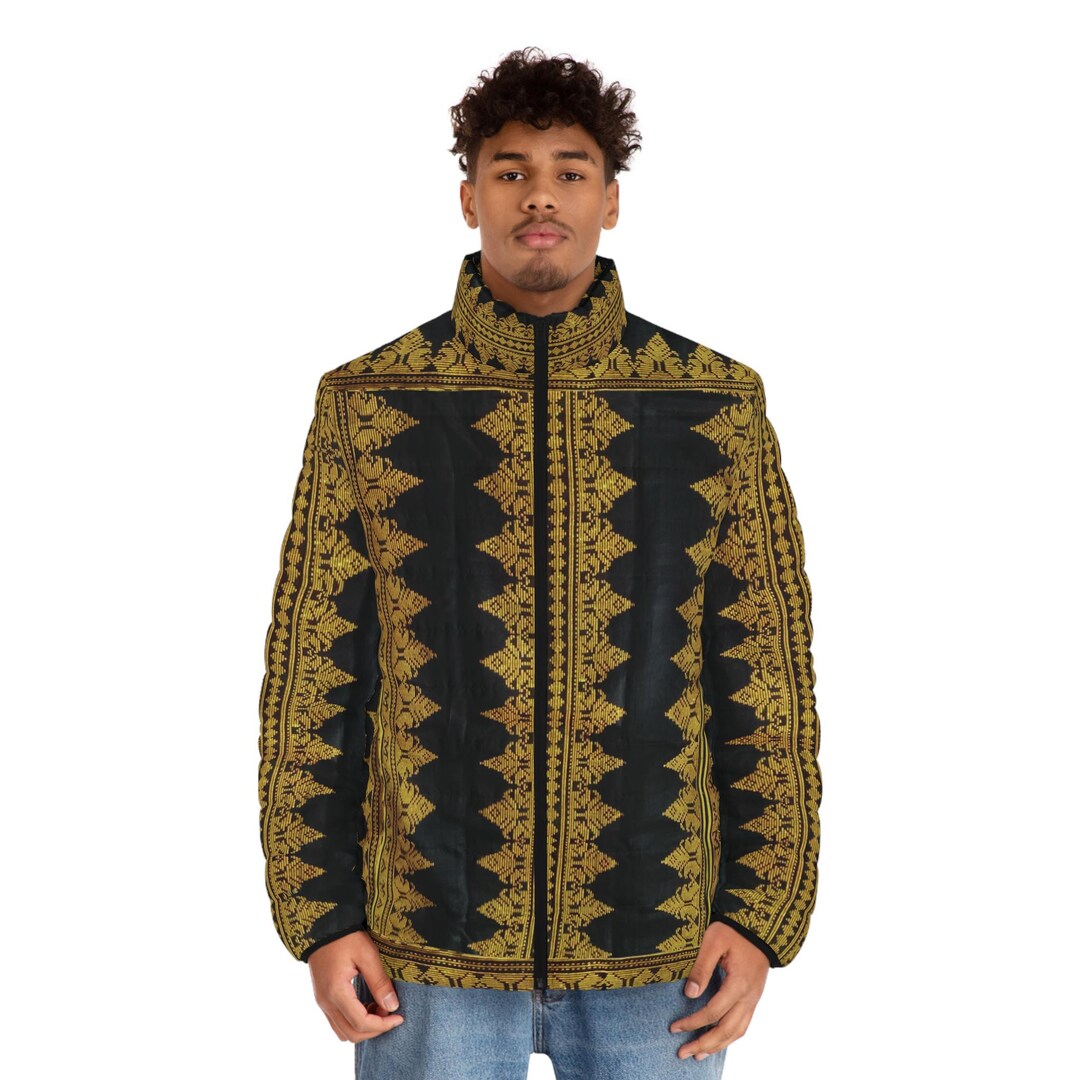 Philippines Batik Inspired Stylish Filipino Men's Puffer Jacket ...