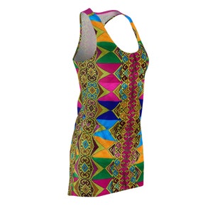 Philippines Filipino Mindanao Princess Batik Women's Racerback Dress ...