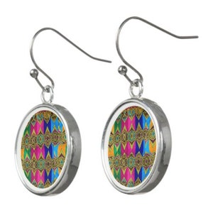 Philippines Filipino Mindanao Princess Batik Drop Earrings Crisply ...