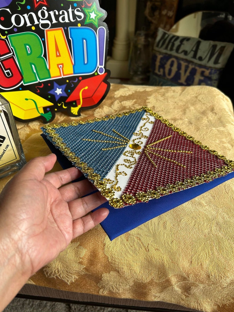 Philippines Filipino Flag Inspired Graduation Cap Topper With Blings ...