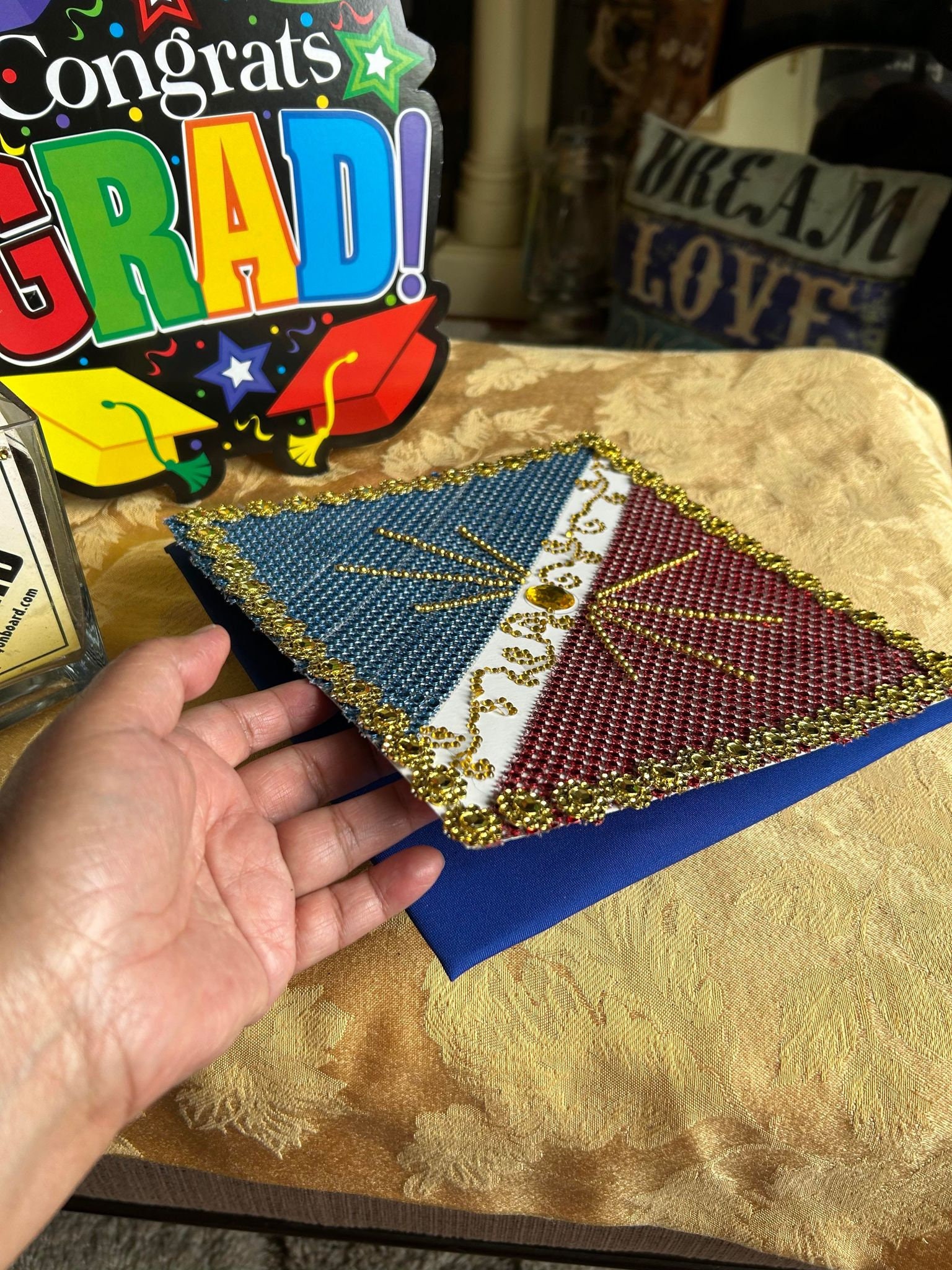 Philippines Filipino Flag Inspired Graduation Cap Topper With Blings ...