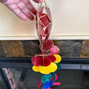 Traditional Philippine Capiz Mini Parol Star Flower Lantern, High ...