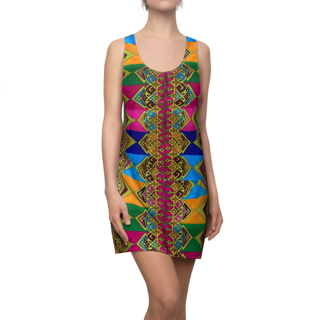 Philippines Filipino Mindanao Princess Batik Women's Racerback Dress ...