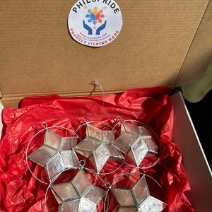 Traditional Philippine Christmas Mini Capiz Parol | Lantern | (set of 5 ...