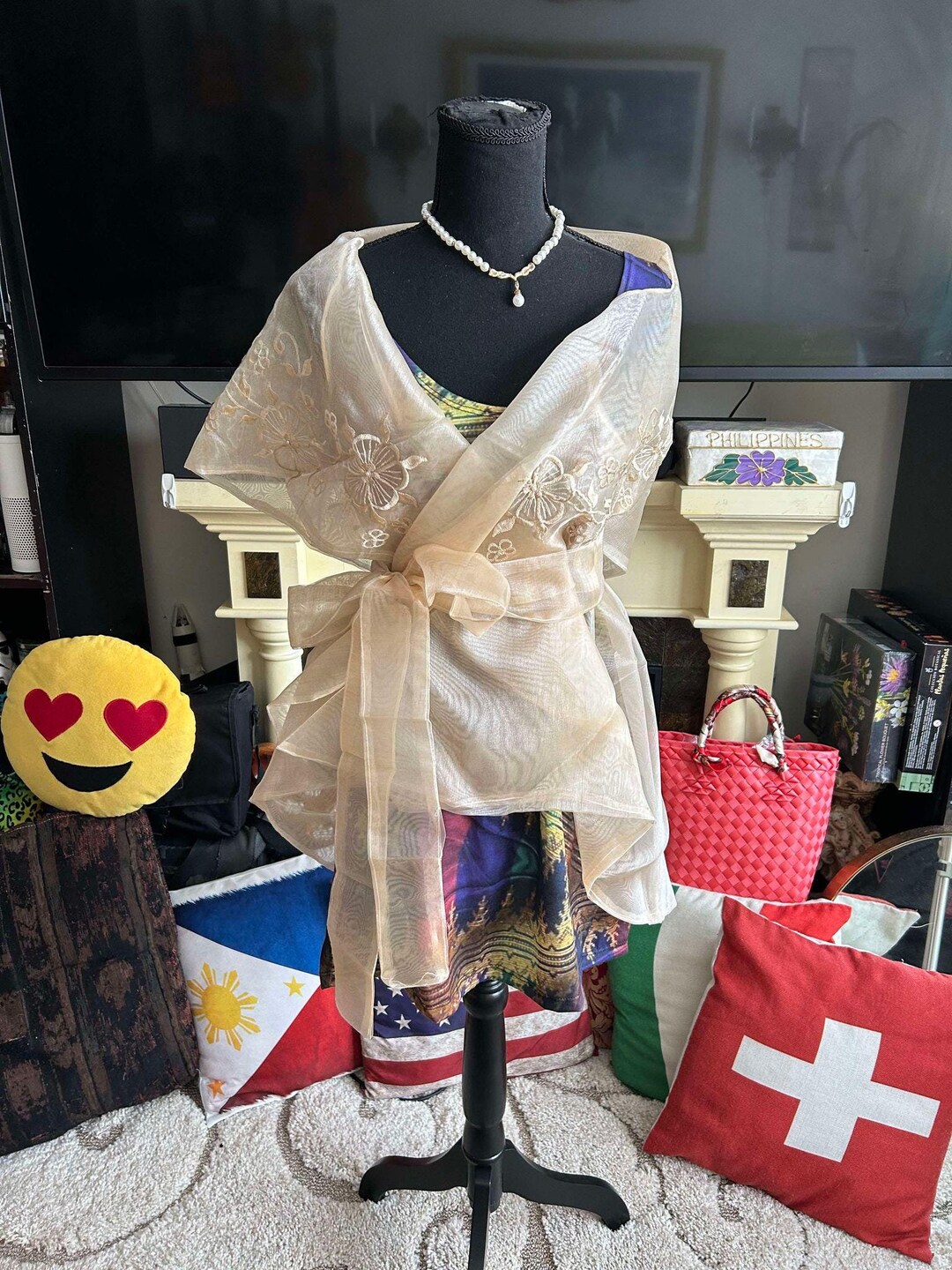 Philippines Filipiniana Filipino Costume Philippine Formal Embroidered ...
