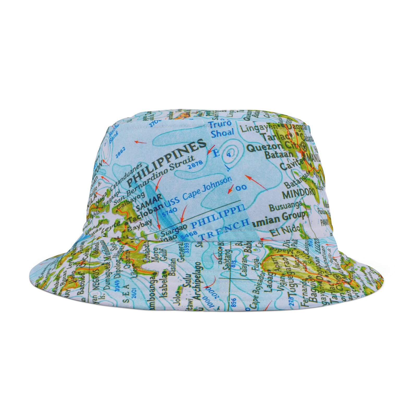 Philippine Map Bucket Hat | Filipino Hat | Multi Cultural Attire ...