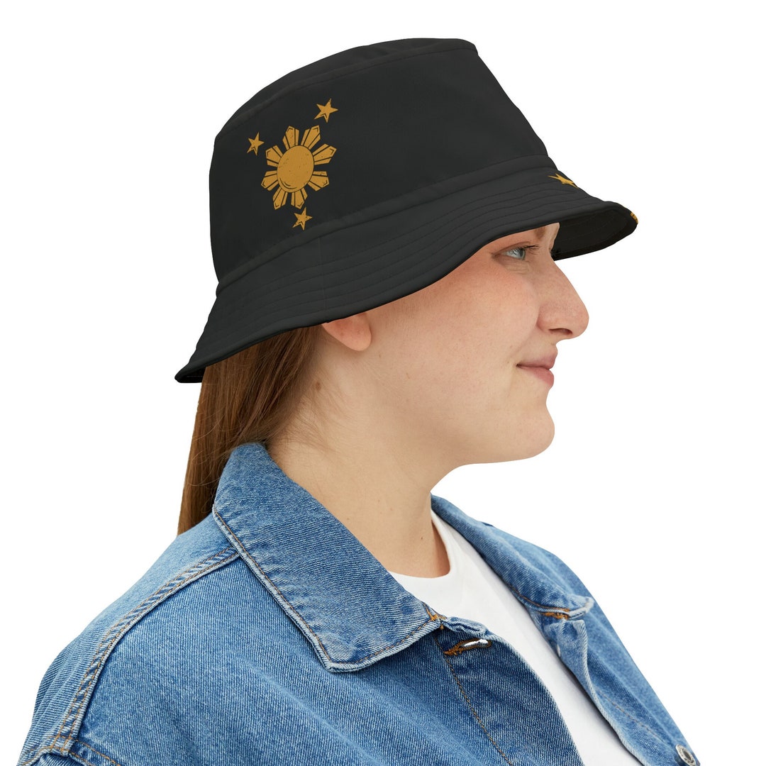 Philippines Filipino Sun & Star Bucket Hat - Etsy