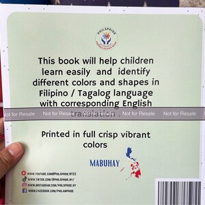 Philippines Filipino Colors and Shapes Kulay at Hugis in Tagalog ...