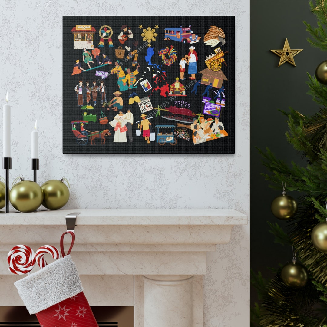 Philippine Filipino Culture & Tradition, Street Foods on Canvas Gallery ...