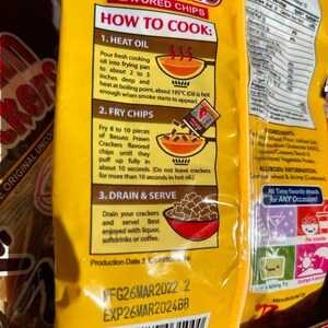 Philippines Besuto Prawn Bundle.filipino Prawn Chicharon (4) Packs in a ...