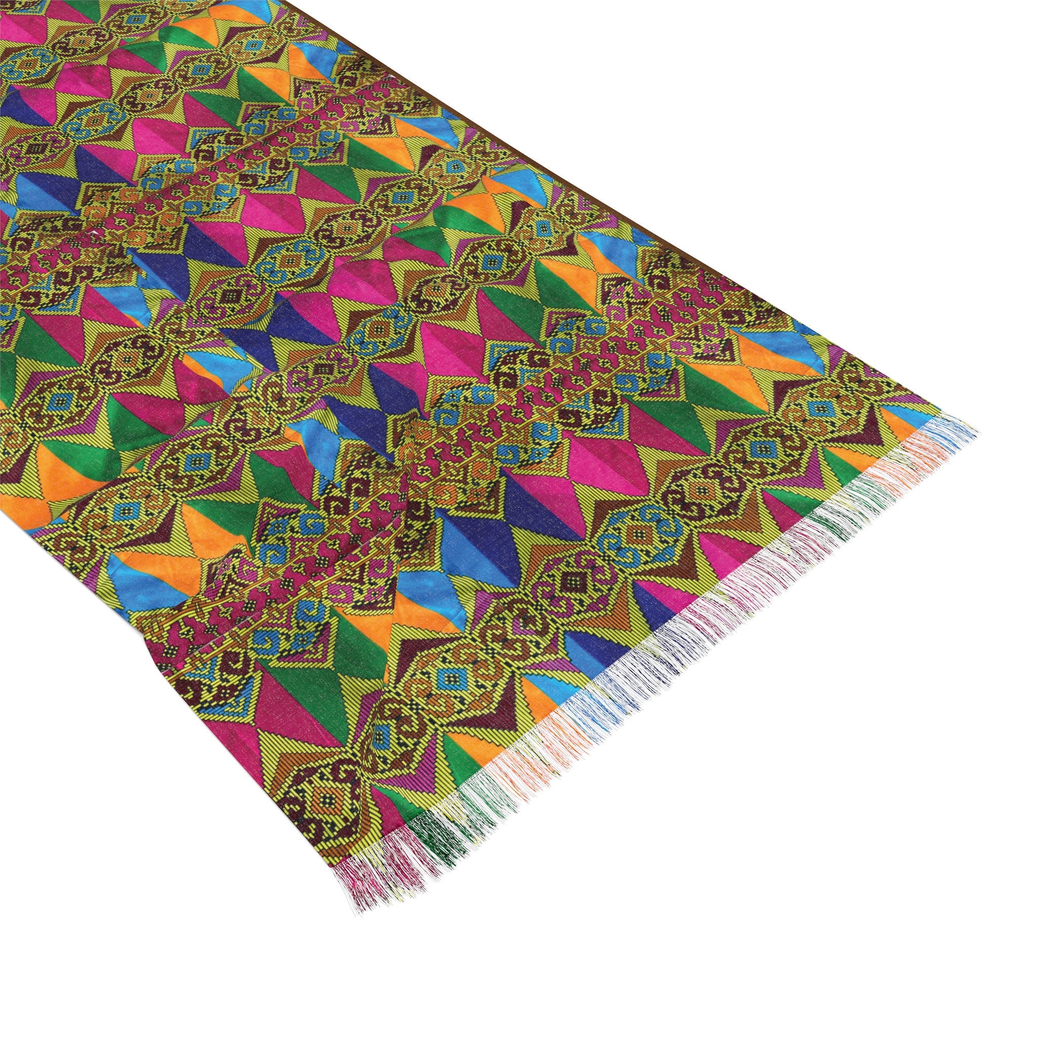 Philippines Mindanao Batik Inspired, DIGITALLY PRINTED Vibrant Abstract ...