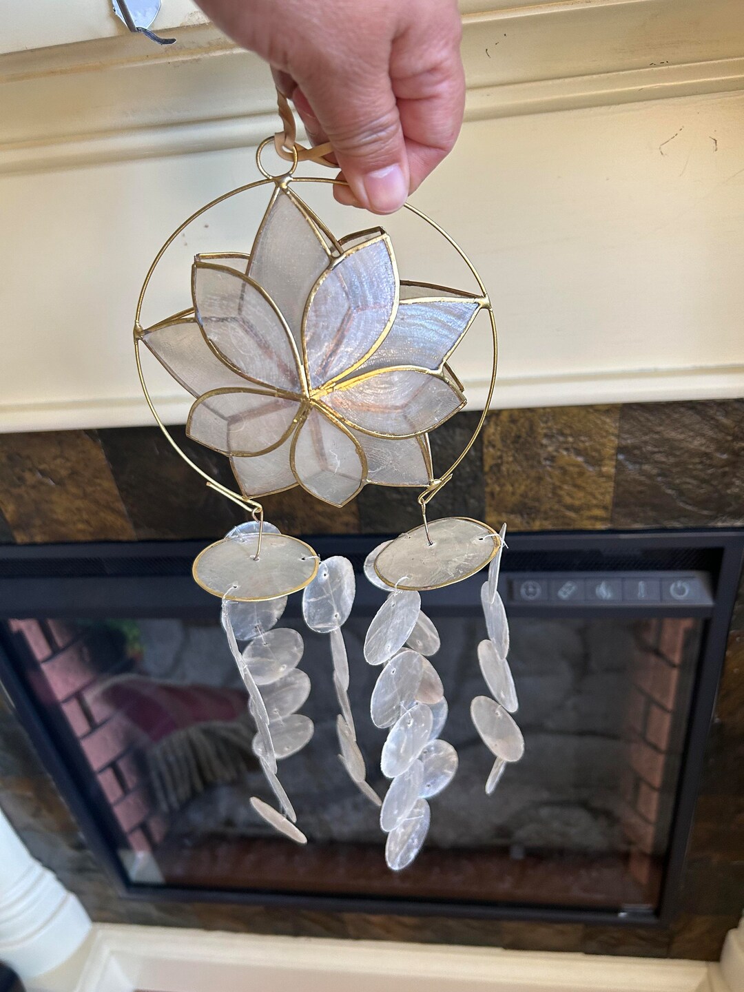 Traditional Philippine Capiz Mini Parol Star Flower Lantern, High ...