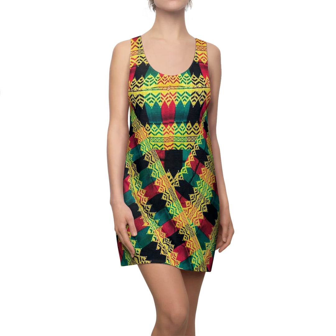 Philippines Filipino Batik Inspired Racerback Dress | Multi Cultural ...
