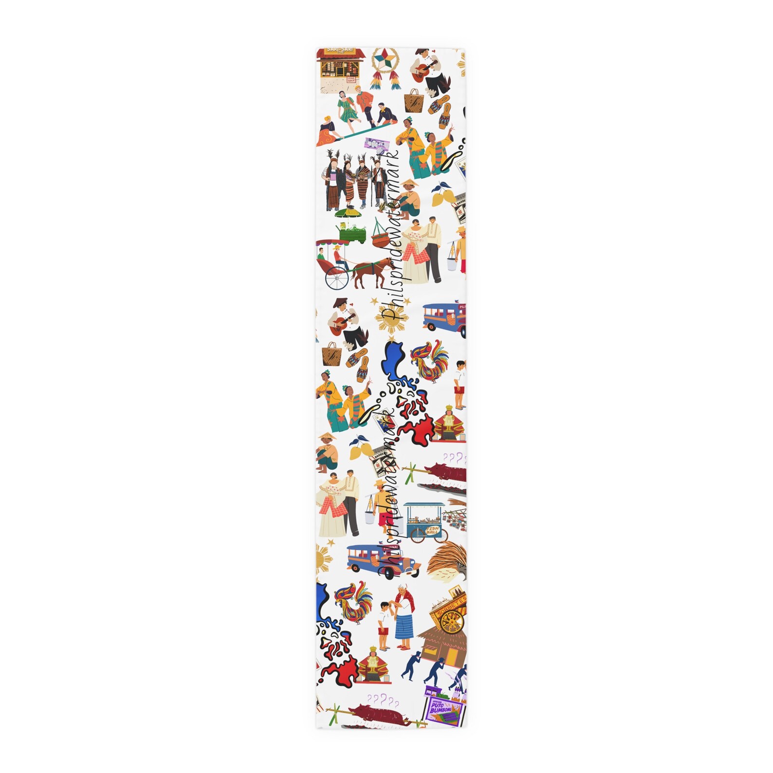 Philippines Filipino Culture Customs & Traditions Table Runner (cotton ...