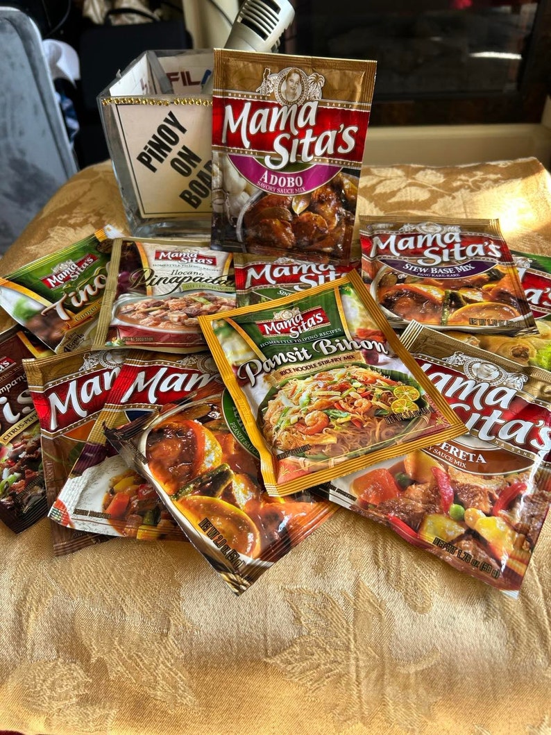 Filipino Cooking Bundle 12 Pc Mix Packet philippine Adobo - Etsy