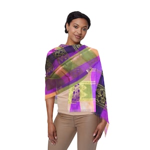 Philippines Filipino Batik Inspired Light Scarf | Crisply PRINTED ...