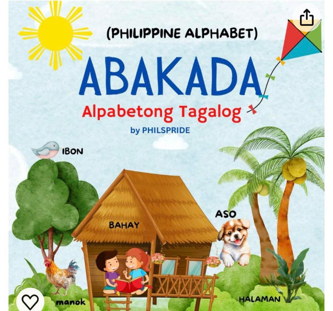 ABAKADA Book, Philippines Filipino Alphabet, Learn ABAKADA Alpabetong ...