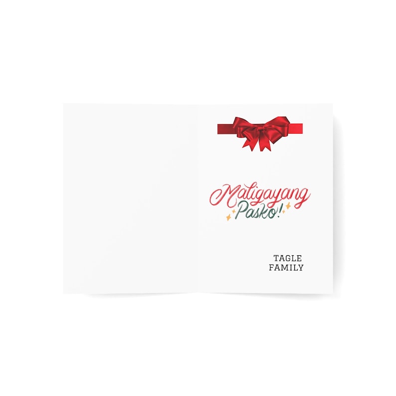 Funny Filipino Greeting Card Personalized Holiday Filipino - Etsy