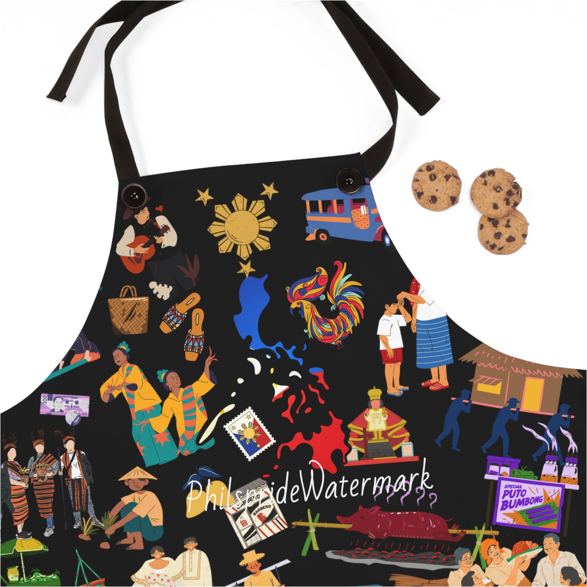 Philippines Filipino Culture Customs Tradition Crisply Printed Apron ...