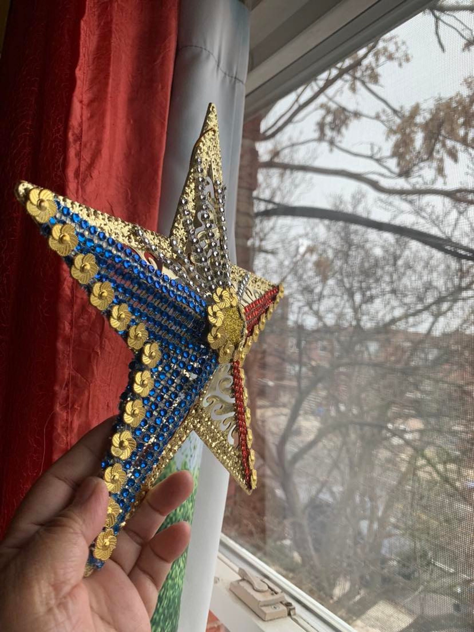 Philippines Filipino Modern 10 Inches Mini Parol Glam & - Etsy