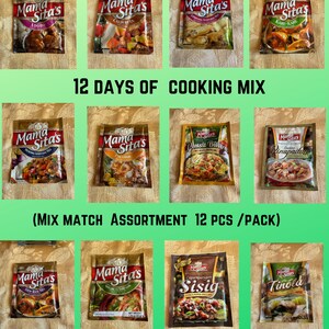 Filipino Cooking Bundle |12 Pc Mix Packet |philippine Adobo, Pancit ...