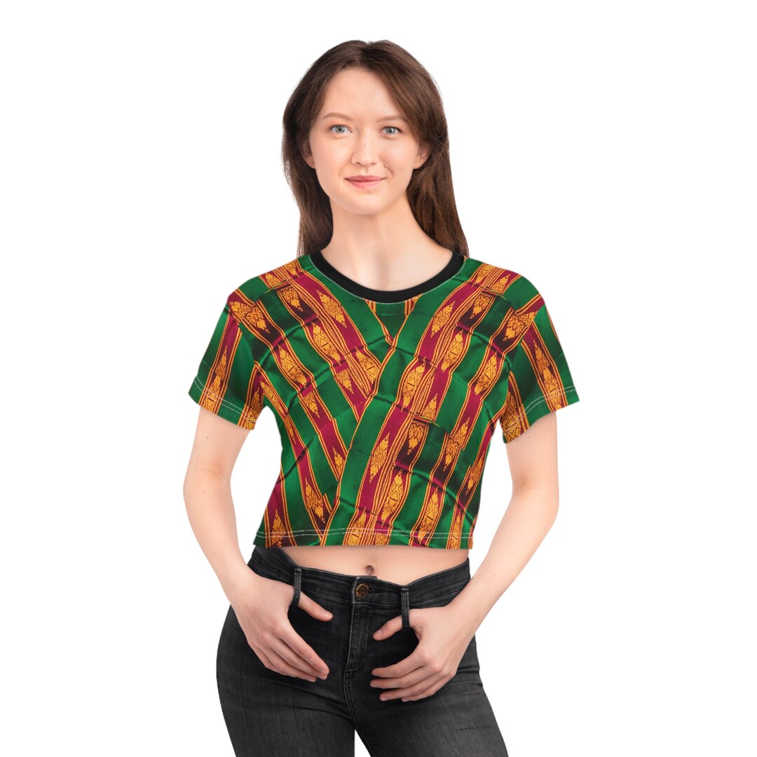 Philippines Filipino Mindanao Batik Inspired Crop Tee | Philippine ...