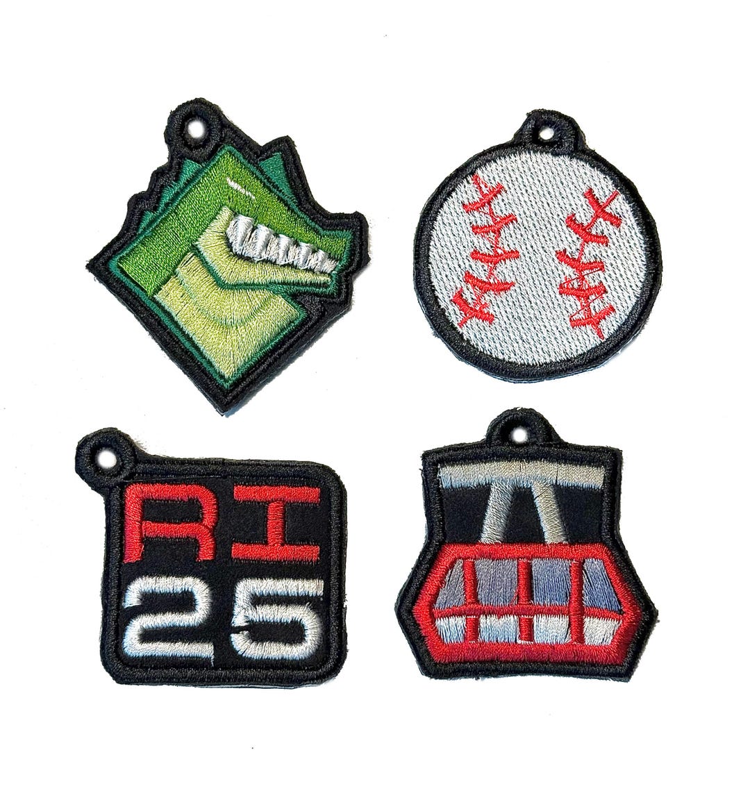 Custom Embroidered Sports Patch Set: Team Logo Keychain or Iron-on - Etsy