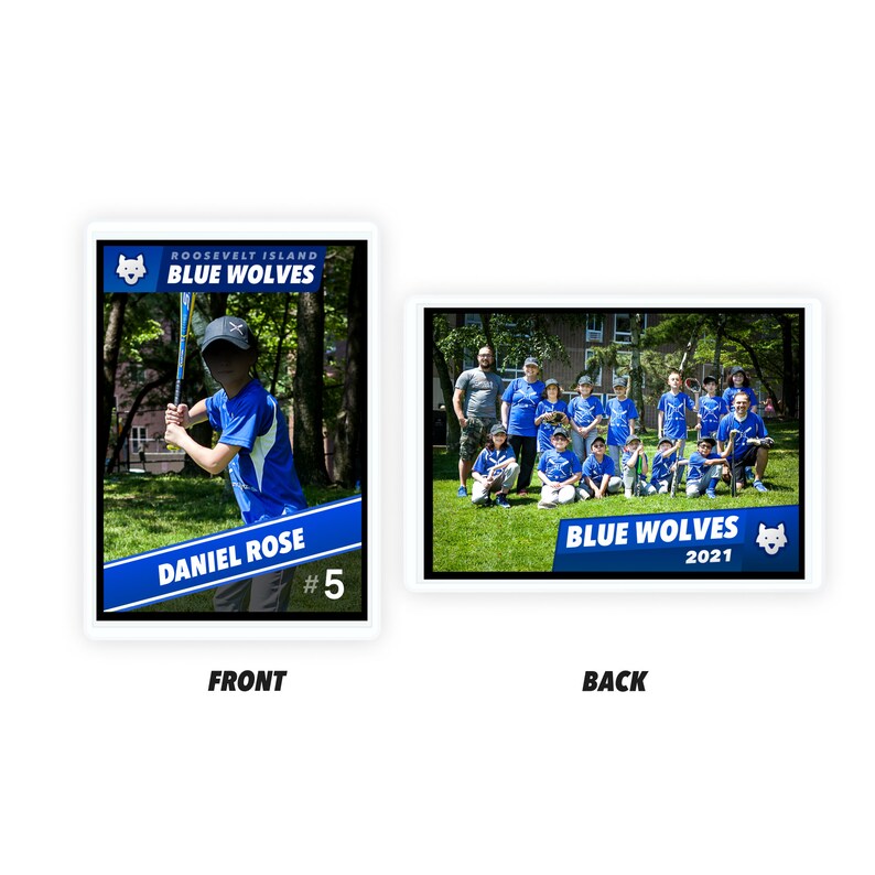 Custom Trading Cards / Little League Baseball Cards - Etsy