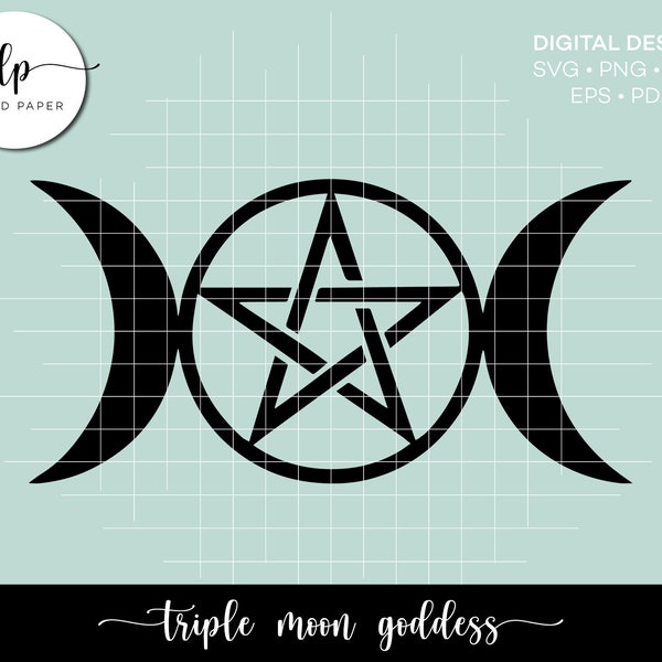 Triple Goddess Svg - Etsy