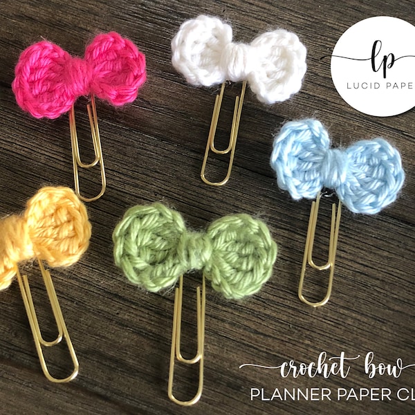 Crochet Paper Clip Patterns - Etsy