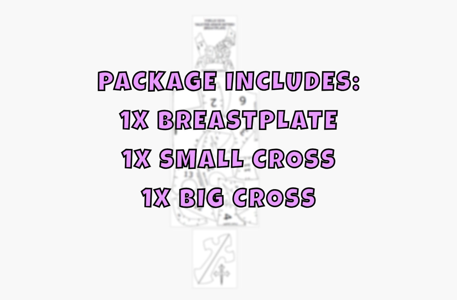 Noelle Silva Valkyrie Armor Breastplate Cosplay Pattern (black Clover ...