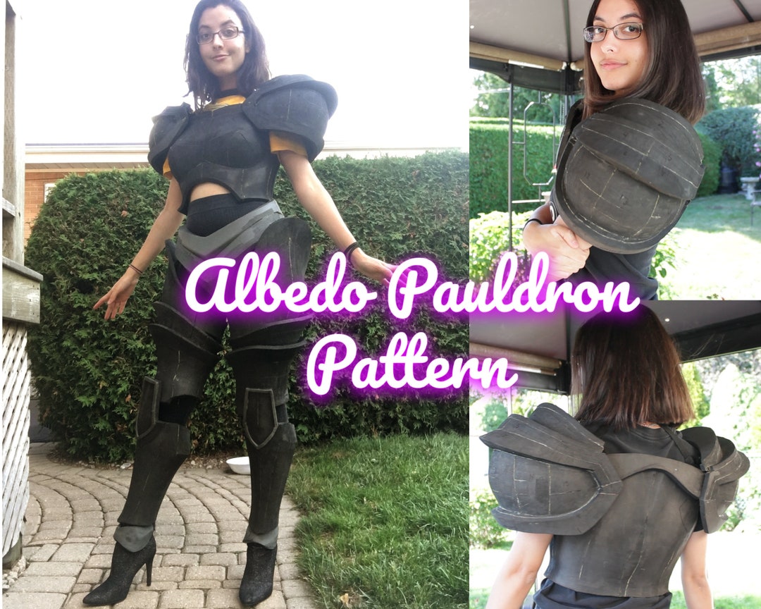 Albedo Armour: (pauldron Pattern ONLY)| Overlord Cosplay - Etsy