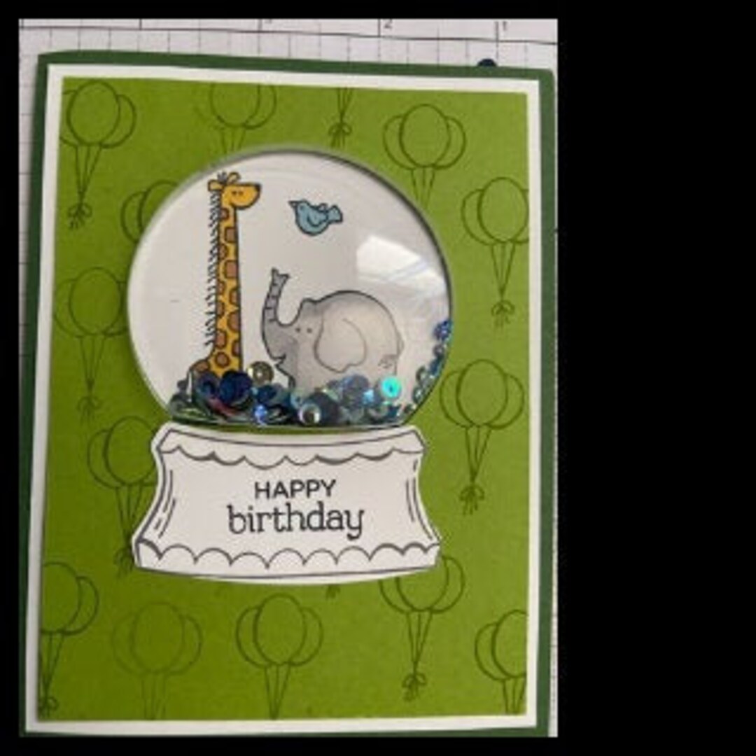 Happy Birthday Snow Globe Kids - Etsy