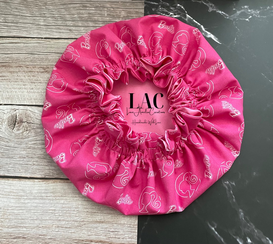 Pink Bonnet/ Barbie Themed Bonnet/satin Bonnet/ Sleep Cap for Babies ...