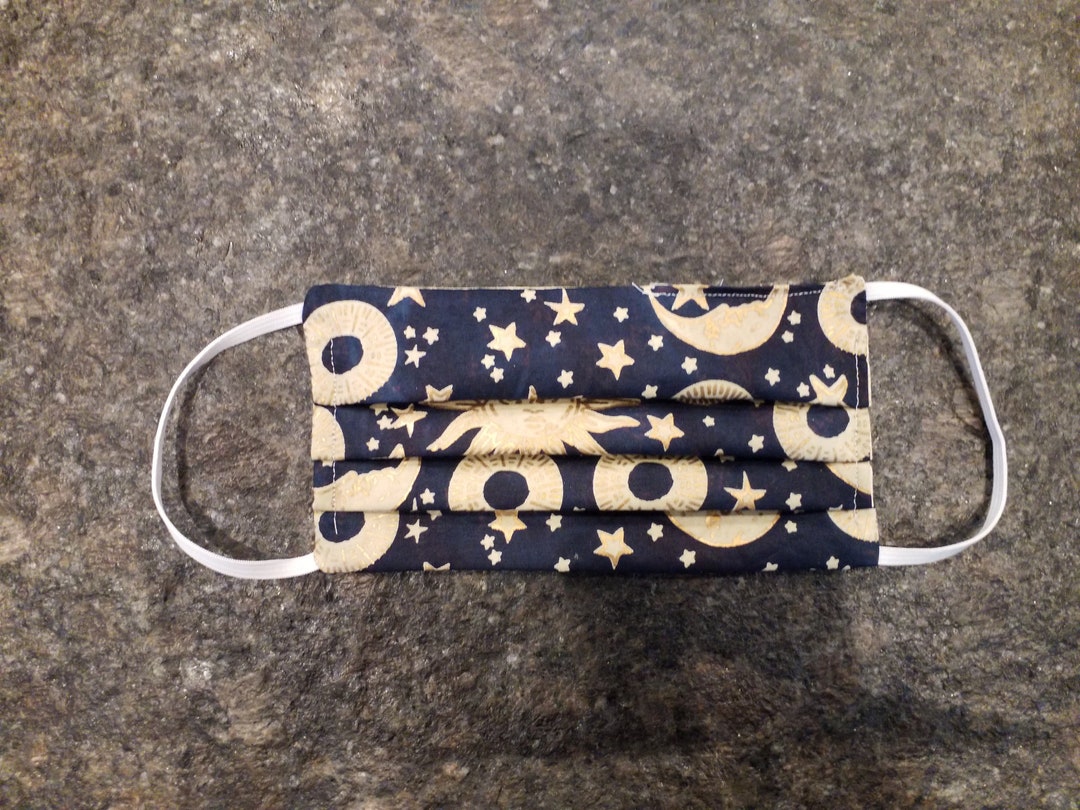 LIMITED EDITION Moon, Sun, and Star Reversable Face Covering Mask! - Etsy