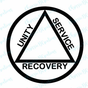 Alcoholics Anonymous | AA | Vinyl Decal - Etsy