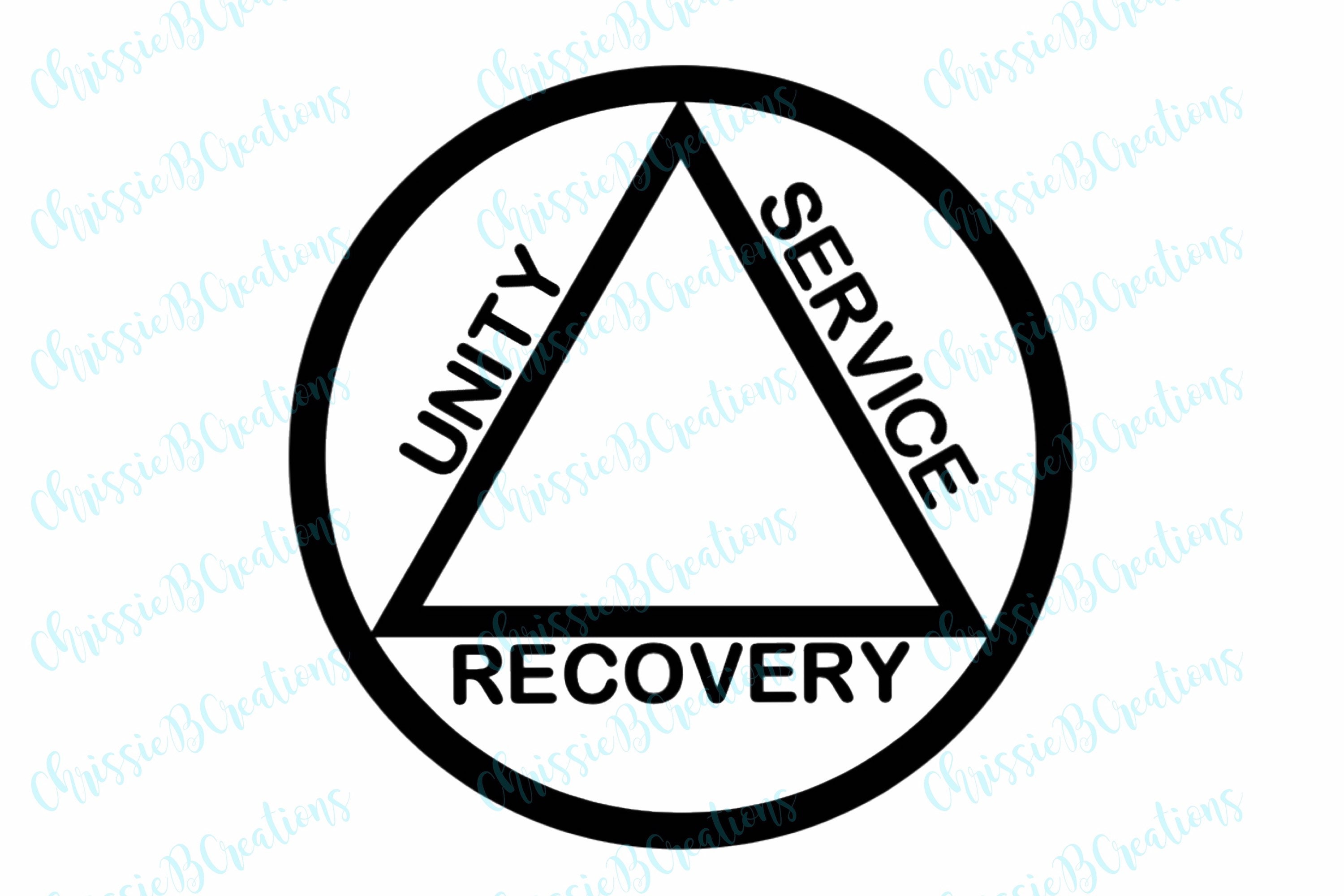 Alcoholics Anonymous AA Vinyl Decal - Etsy