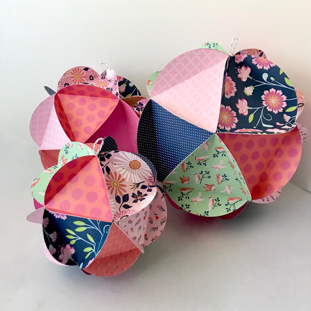 Paper Ball Kit - 10.5” - Various Patterns - 10.5” Ball - DIY Crafts ...